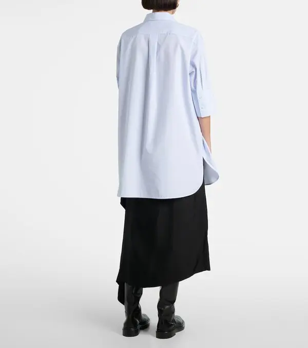 JIL SANDER Friday Cotton Poplin Shirt