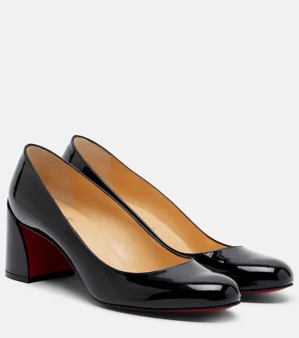 CHRISTIAN LOUBOUTIN Jane Patent Leather Pumps - Black