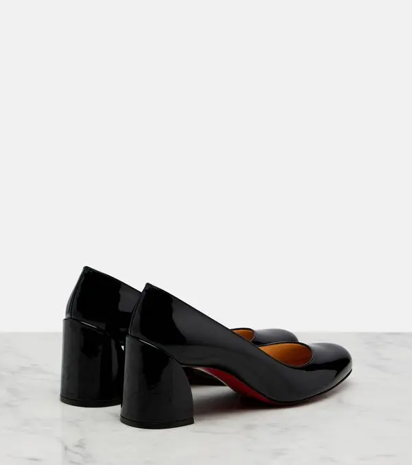 CHRISTIAN LOUBOUTIN Jane Patent Leather Pumps - Black
