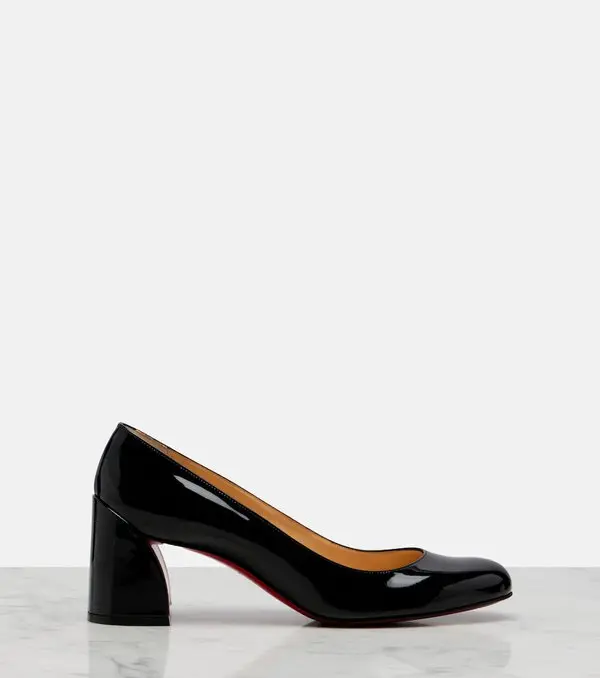CHRISTIAN LOUBOUTIN Jane Patent Leather Pumps - Black