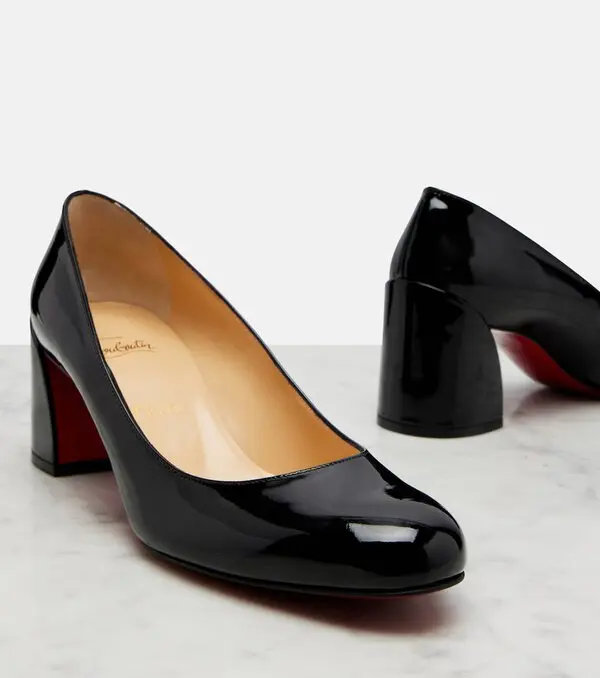 CHRISTIAN LOUBOUTIN Jane Patent Leather Pumps - Black