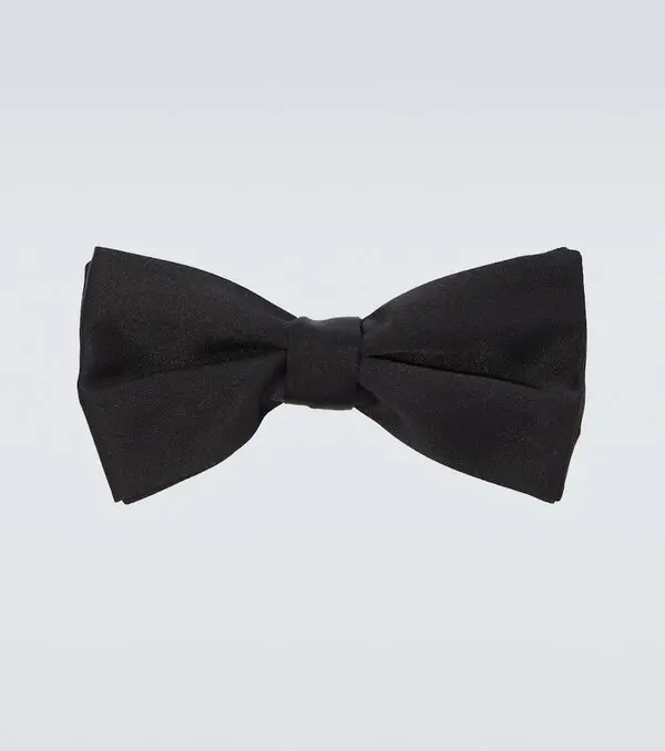 Valentino Garavani Velvet Bow Tie - Black
