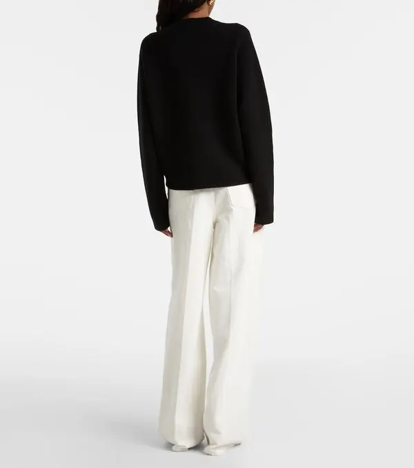 TOTEME Wool And Cashmere-blend Cardigan - Black