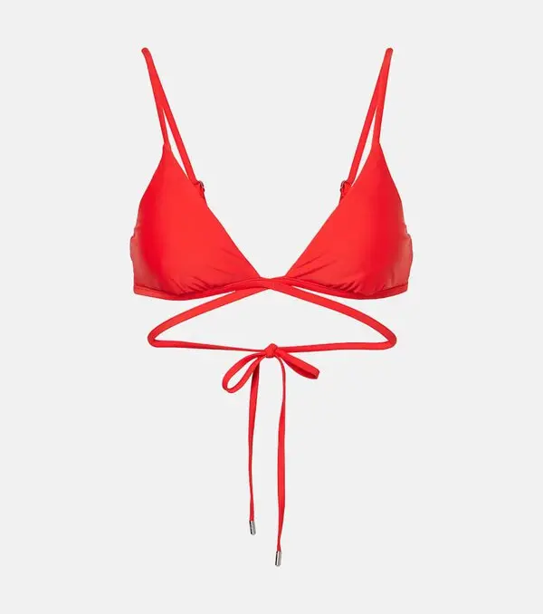 Simkhai Harlen Bikini Top - Red