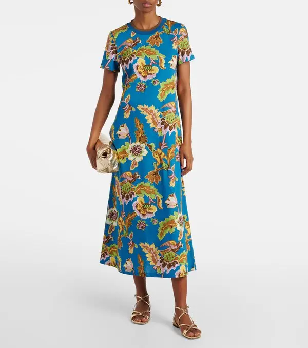 La DoubleJ Swing Printed Maxi Dress - Multicoloured