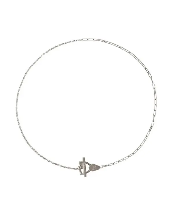 Burberry Shield Necklace - Silver