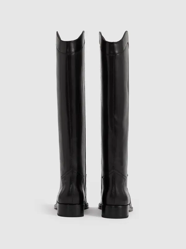 Paige Raina Leather Knee-high Riding Boots