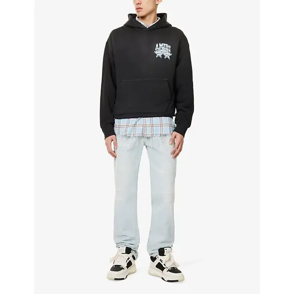 Amiri Graphic-print Stretch-cotton Hoody