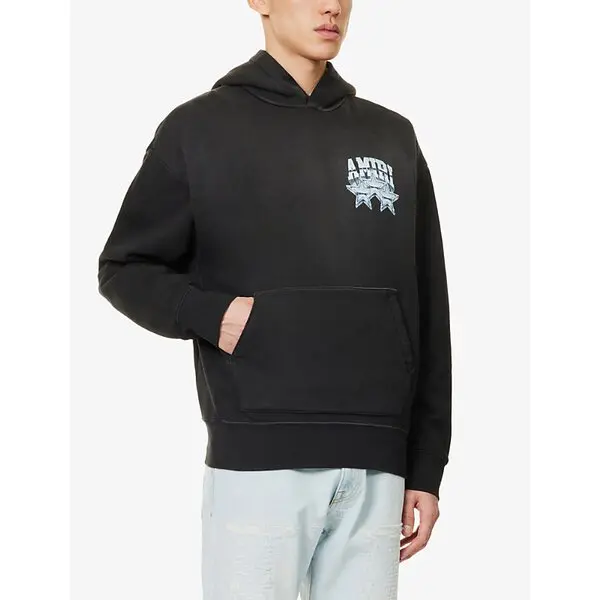 Amiri Graphic-print Stretch-cotton Hoody