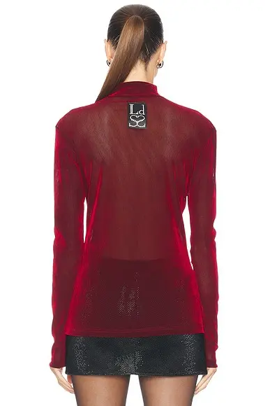 LUDOVIC DE SAINT SERNIN Mock Neck Top
