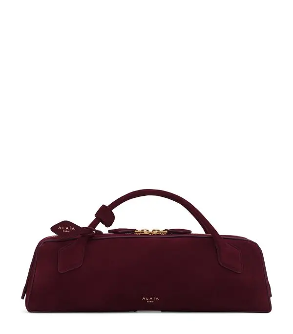 Alaïa Suede Le Teckel Top-handle Bag
