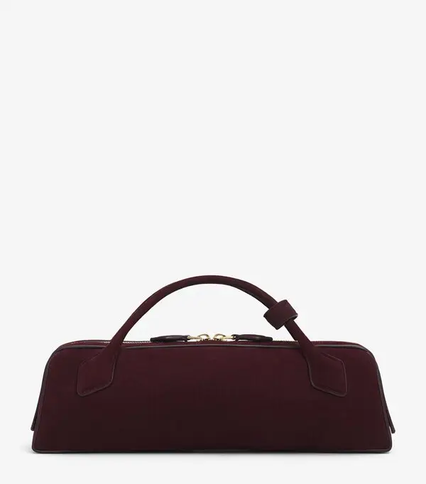 Alaïa Suede Le Teckel Top-handle Bag