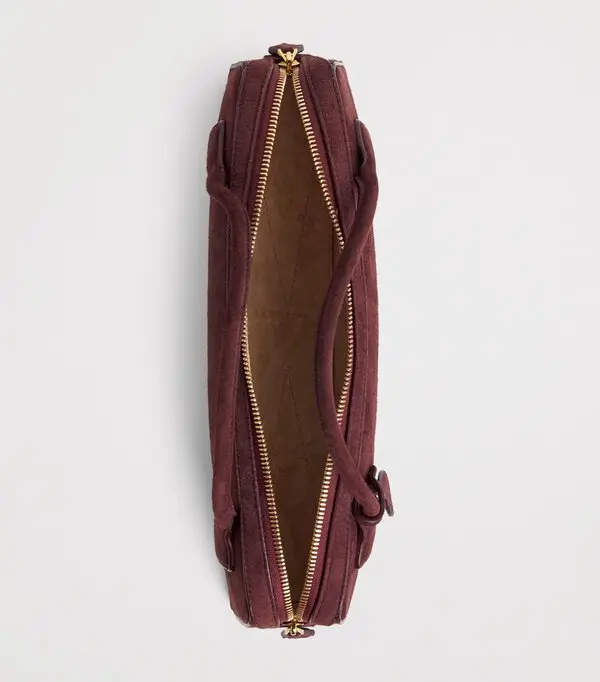 Alaïa Suede Le Teckel Top-handle Bag