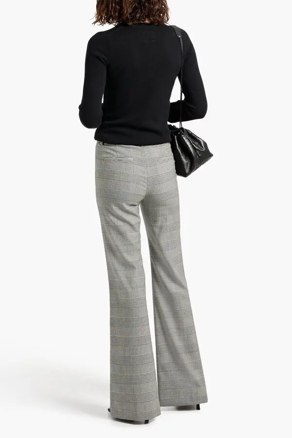 NILI LOTAN Arielle Prince Of Wales Flared Pants