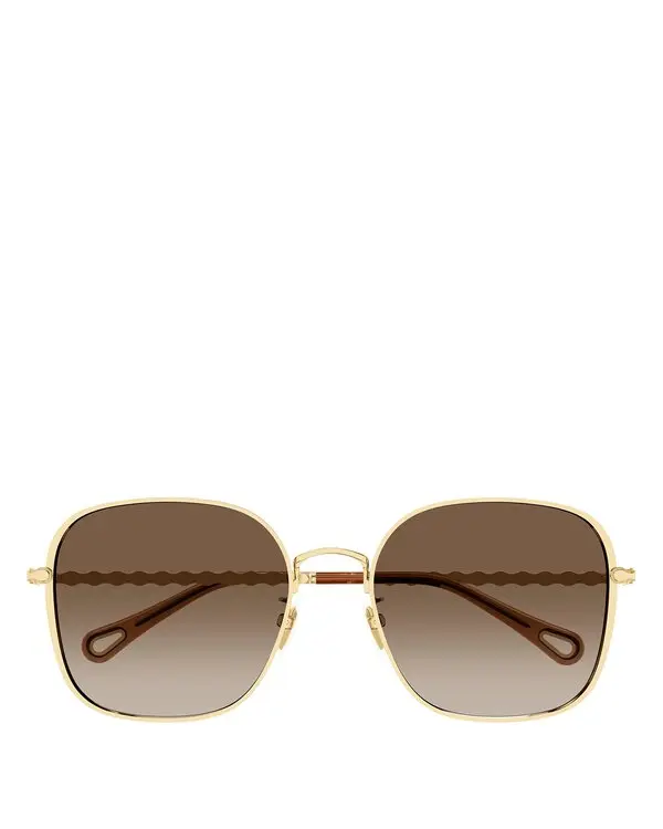 Chloé Square Sunglasses, 57mm