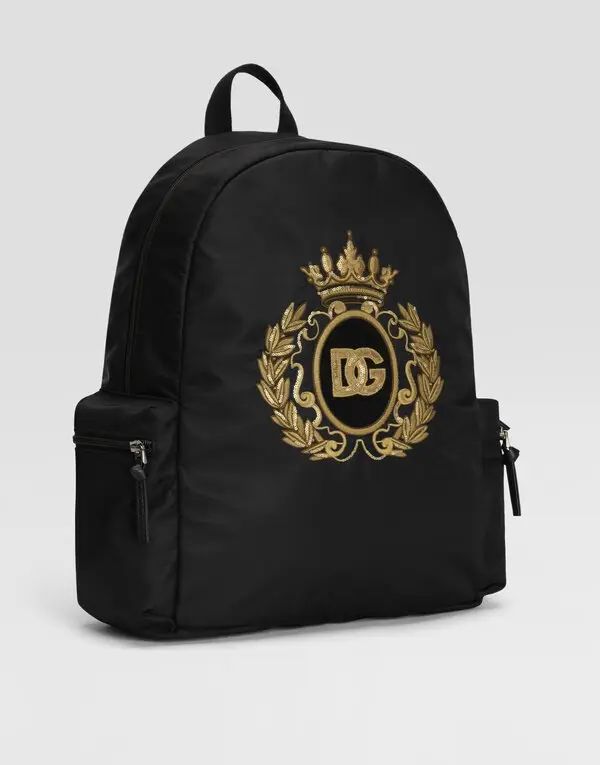 Dolce & Gabbana Nylon Backpack With Dg Logo