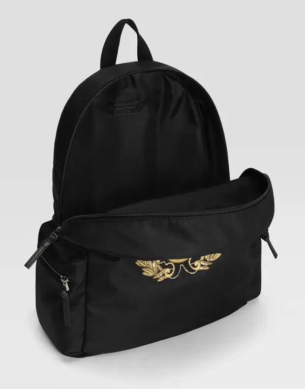 Dolce & Gabbana Nylon Backpack With Dg Logo