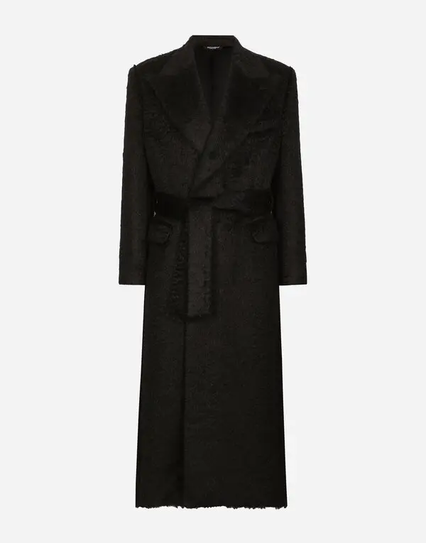 Dolce & Gabbana Belted Oversize Wool Coat