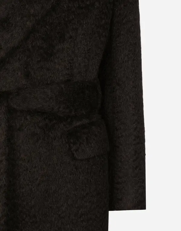 Dolce & Gabbana Belted Oversize Wool Coat