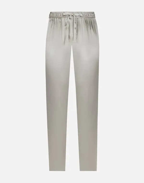 Dolce & Gabbana Silk Pants - Grey