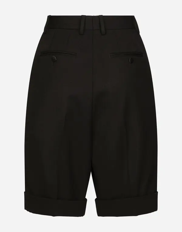 Dolce & Gabbana Wool Gabardine Shorts
