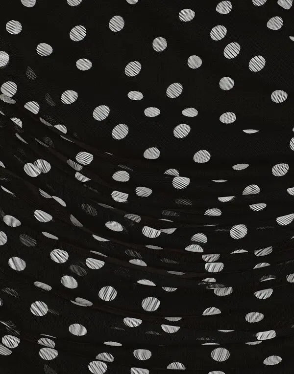 Dolce & Gabbana Polka-dot Tulle Top - Print