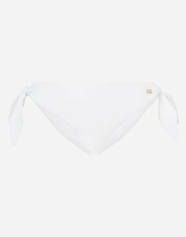 Dolce & Gabbana Side-tie Bikini Bottom - White
