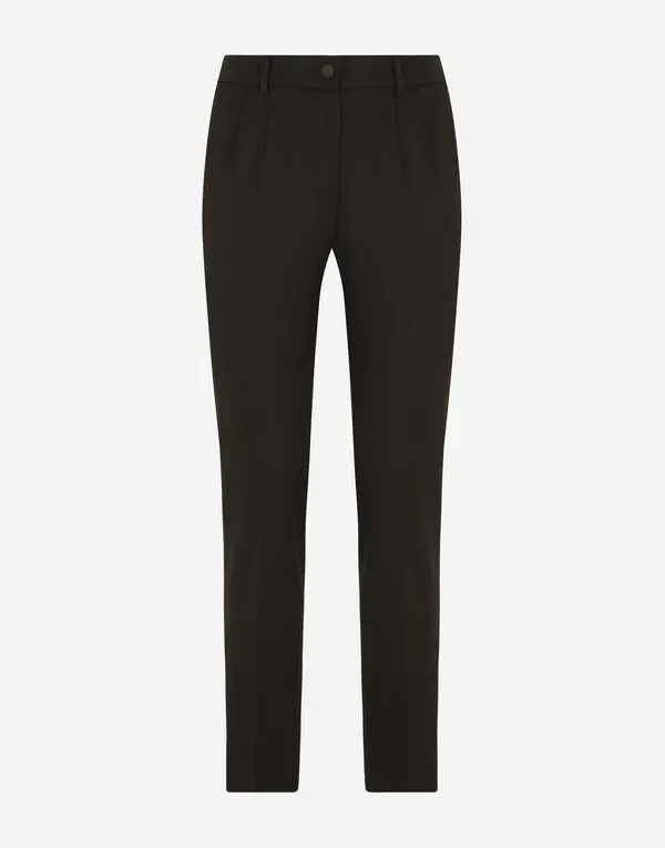 Dolce & Gabbana Stretch Wool Natte Pants