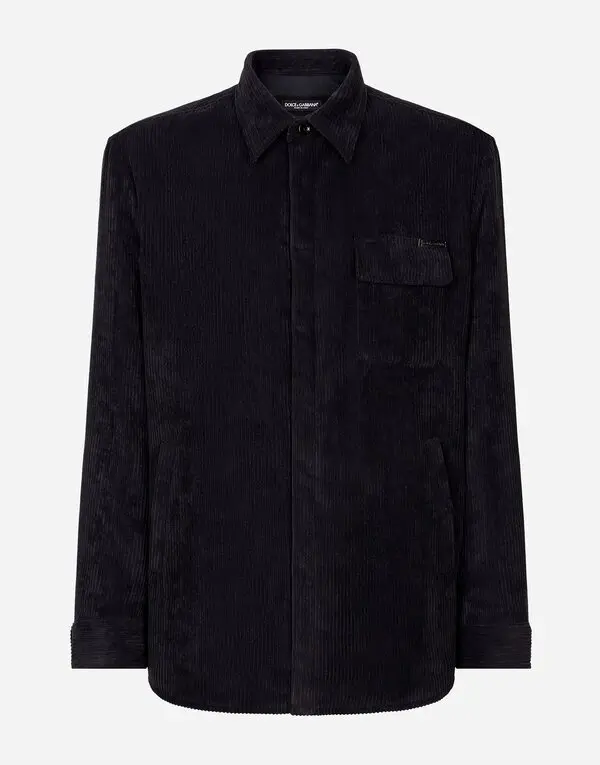 Dolce & Gabbana Lined Corduroy Shirt