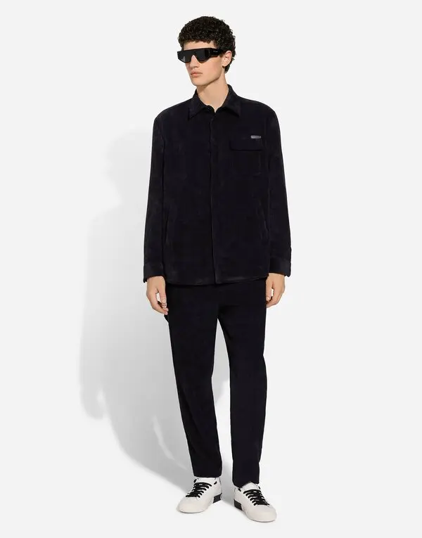Dolce & Gabbana Lined Corduroy Shirt
