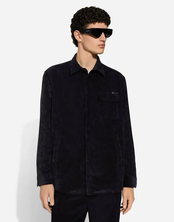 Dolce & Gabbana Lined Corduroy Shirt