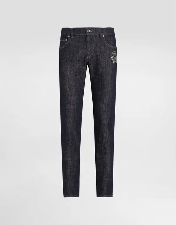 Dolce & Gabbana Skinny Stretch Cotton Jeans