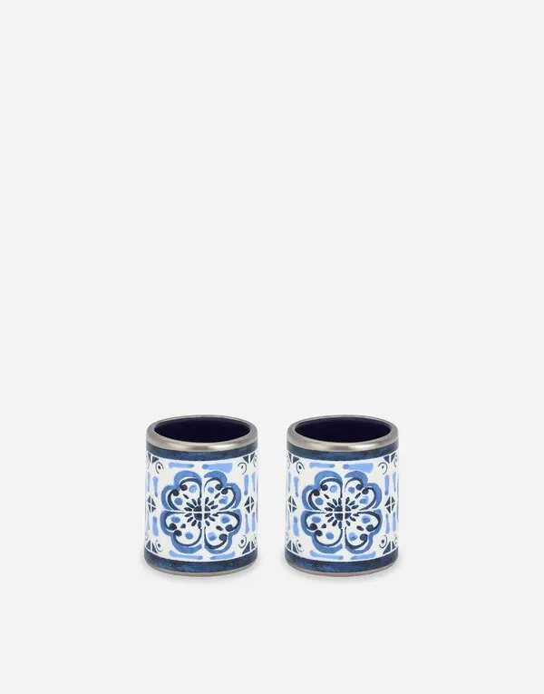 Dolce & Gabbana Set Of Two Napkin Rings - Multicolor