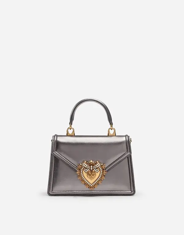 Dolce & Gabbana Devotion Top-handle Bag - Silver