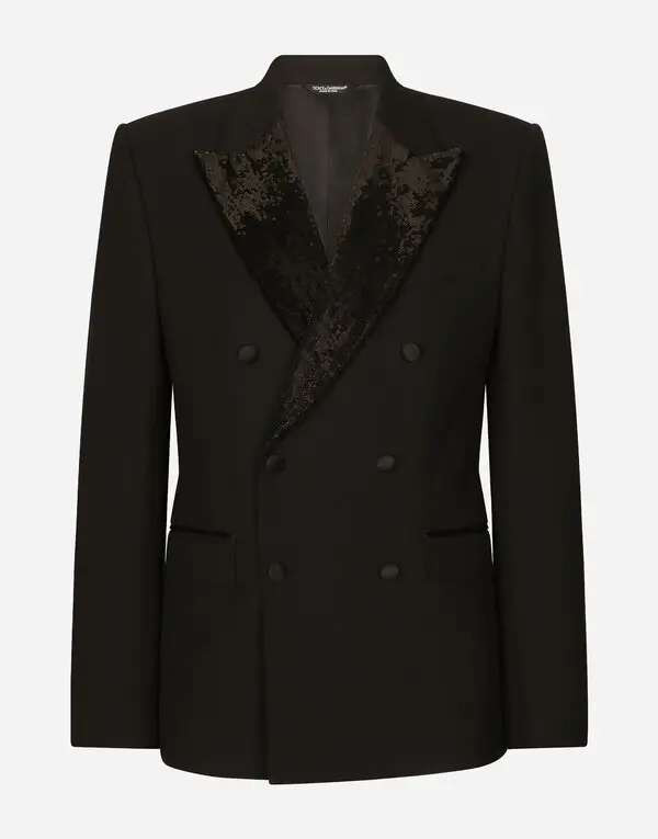 Dolce & Gabbana Double-breasted Wool Sicilia-fit Tuxedo Jacket