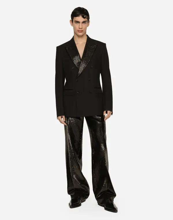 Dolce & Gabbana Double-breasted Wool Sicilia-fit Tuxedo Jacket