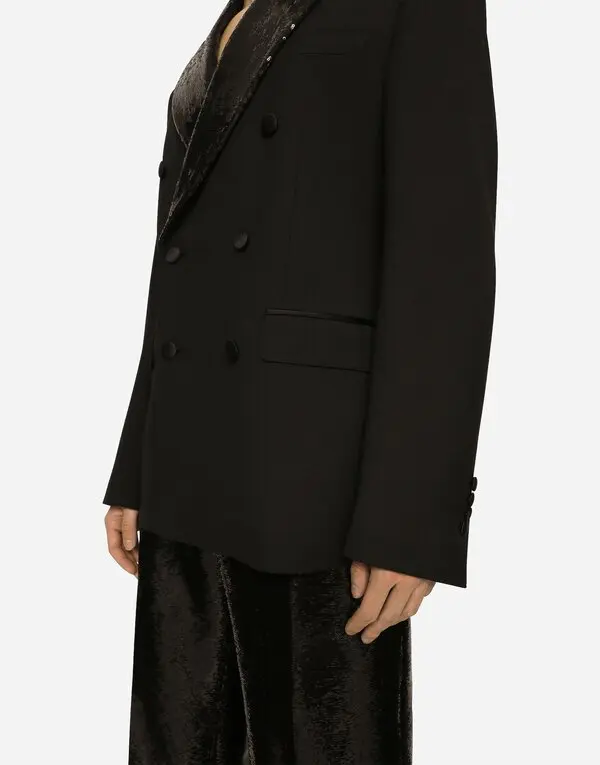 Dolce & Gabbana Double-breasted Wool Sicilia-fit Tuxedo Jacket