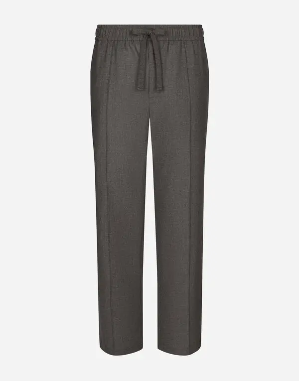 Dolce & Gabbana Wool Jogging Pants - Grey