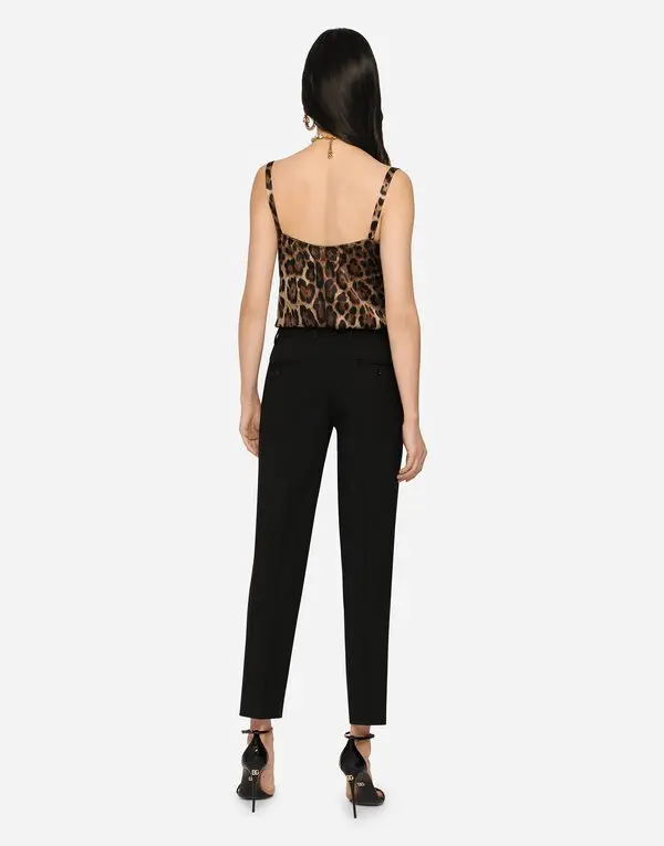 Dolce & Gabbana Woolen Pants - Black