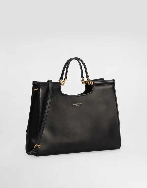Dolce & Gabbana Small Sicily Shopper - Black