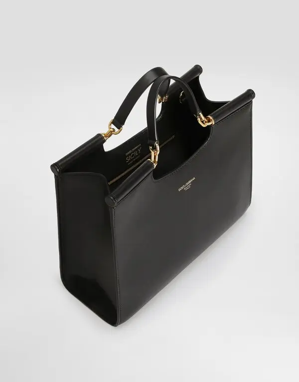 Dolce & Gabbana Small Sicily Shopper - Black