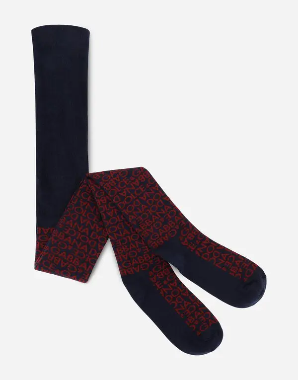 Dolce & Gabbana Jacquard Knit Tights - Multicolor
