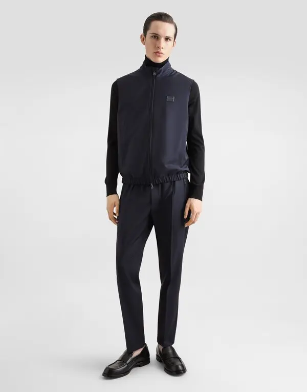 Dolce & Gabbana Wool Jogging Pants - Blue