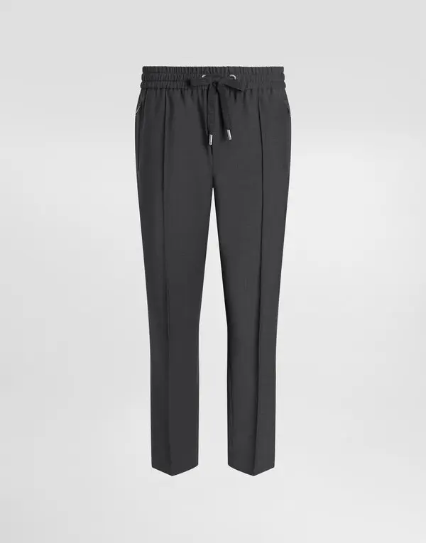 Dolce & Gabbana Wool Jogging Pants - Grey