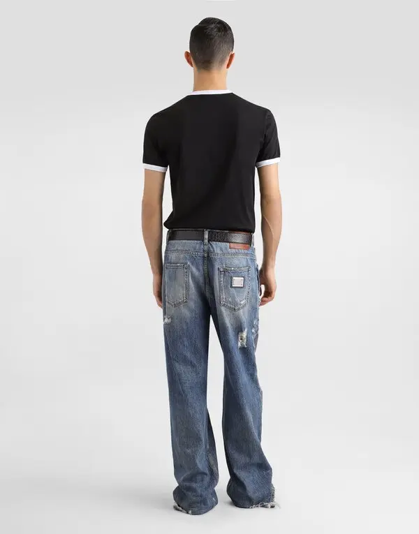 Dolce & Gabbana Cotton T-shirt With Dg Print