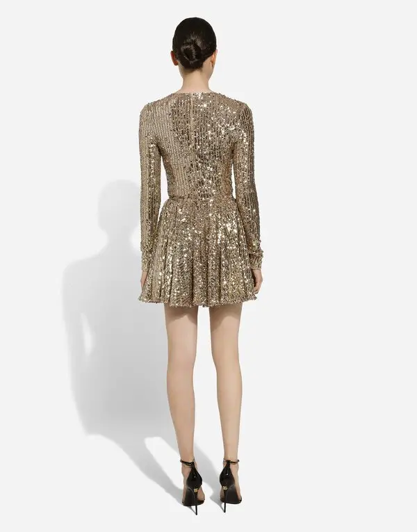 Dolce & Gabbana Sequined Mini Dress