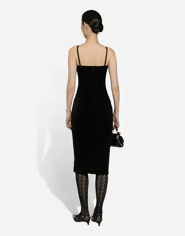 Dolce & Gabbana Velvet Corset Dress