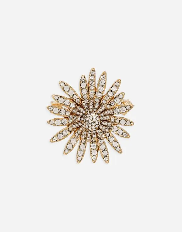 Dolce & Gabbana Floral Brooch - Gold