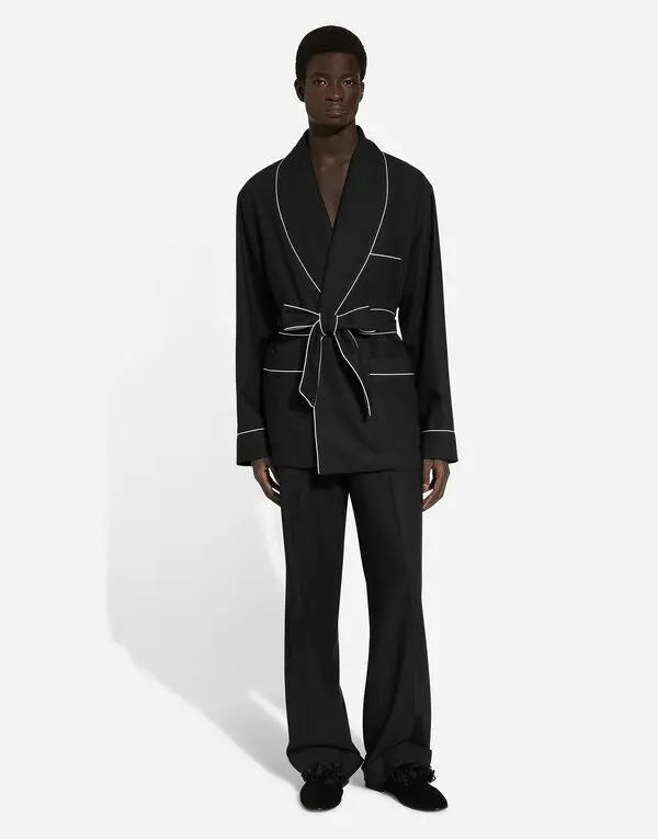 Dolce & Gabbana Wool Robe