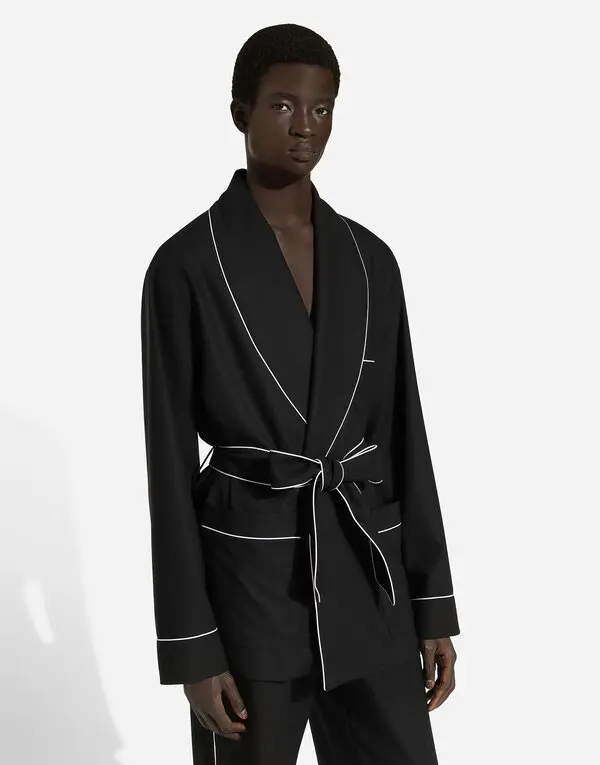 Dolce & Gabbana Wool Robe